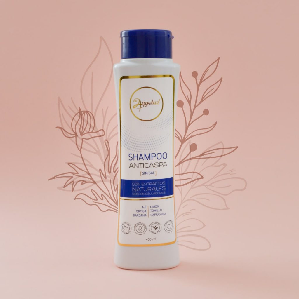 SHAMPOO ANTICASPA 400ML- ANYELUZ – Iconika – Cartagena